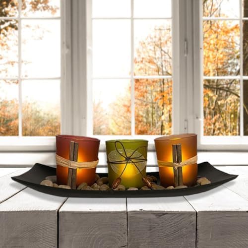 Single Alabaster Candle Holder - Egyptian Tealight and Votive Candles ...