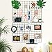 Amazon.com: Wall Photo Grid Shelf, Wall Hanging Ins Art Display Grid ...