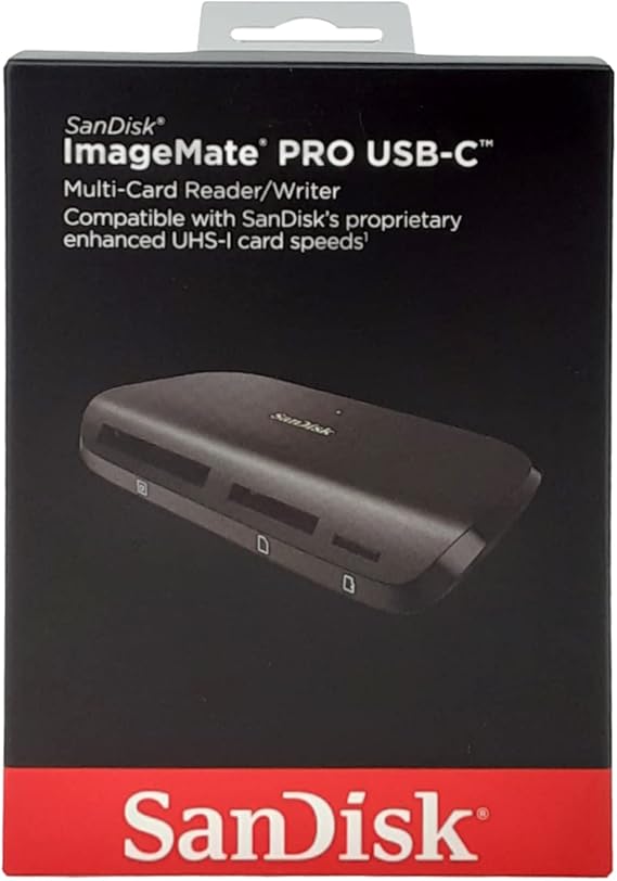 SanDisk ImageMate PRO USB-C Multi-Card Reader/Writer, works with SD and ...