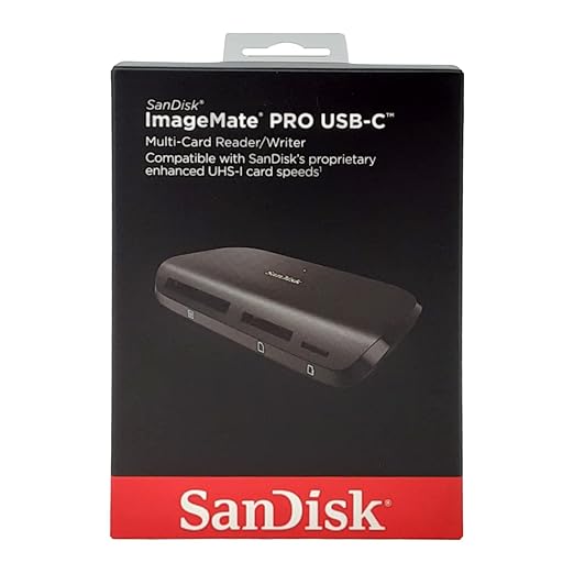 SanDisk ImageMate® PRO USB-C™ Multi-Card Reader for Compact Flash, SD ...