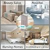 RIQHTIK Medical Privacy Screen Room Divider Curtain with Flat Hooks ...