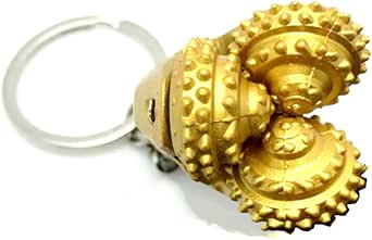 Amazon.com: Ya.x Rotary Drill Bit pendant key chain Oilfield Tricone ...