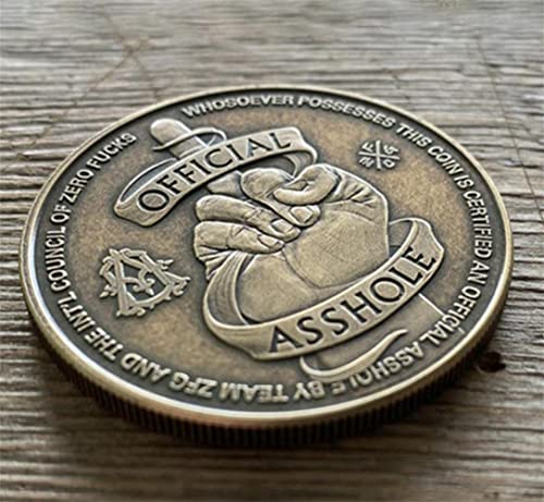 Official Asshole Coin Commemorative Coins Copper Medal Collection ...