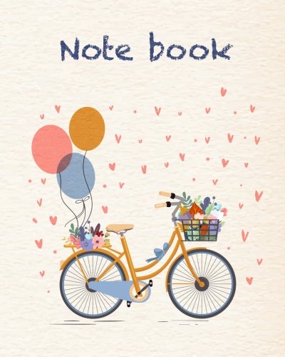 Notebook: Bike retro Cover Paper Bullet Journal Ruled Notebook, Journal ...