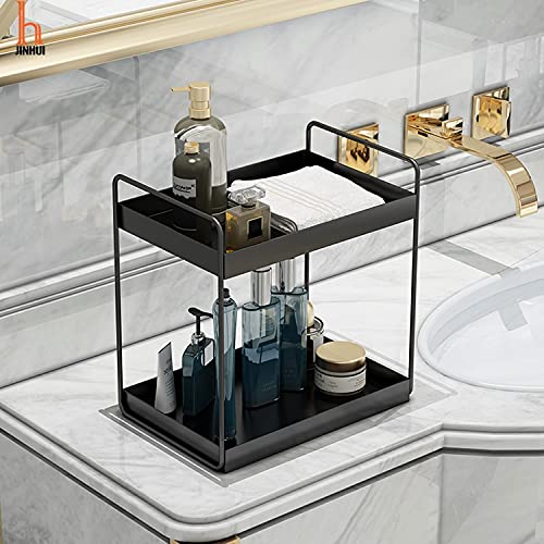 SHIOK DECOR 2 Tier Bathroom Counter Top Organizer - Durable Metal ...