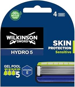 Wilkinson Sword Hydro 5 Sensitive Razor Blades Refills 4 pack ...