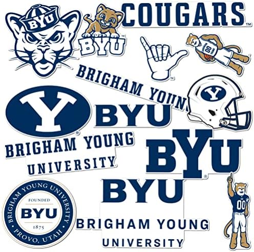 Amazon.com: Desert Cactus Brigham Young University Stickers BYU Cougars ...