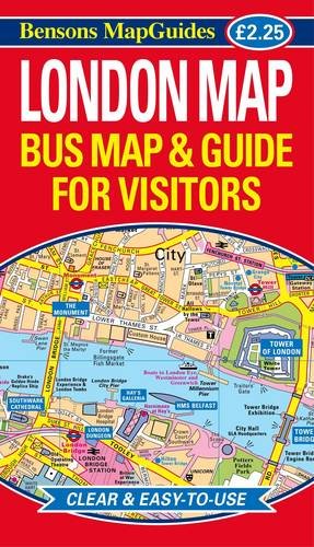 Amazon | London Map: Bus Map and Guide for Visitors | Bensons MapGuides ...