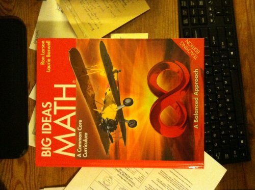 BIG IDEAS MATH: Common Core Teacher Edition Red 2014 by HOLT MCDOUGAL ...