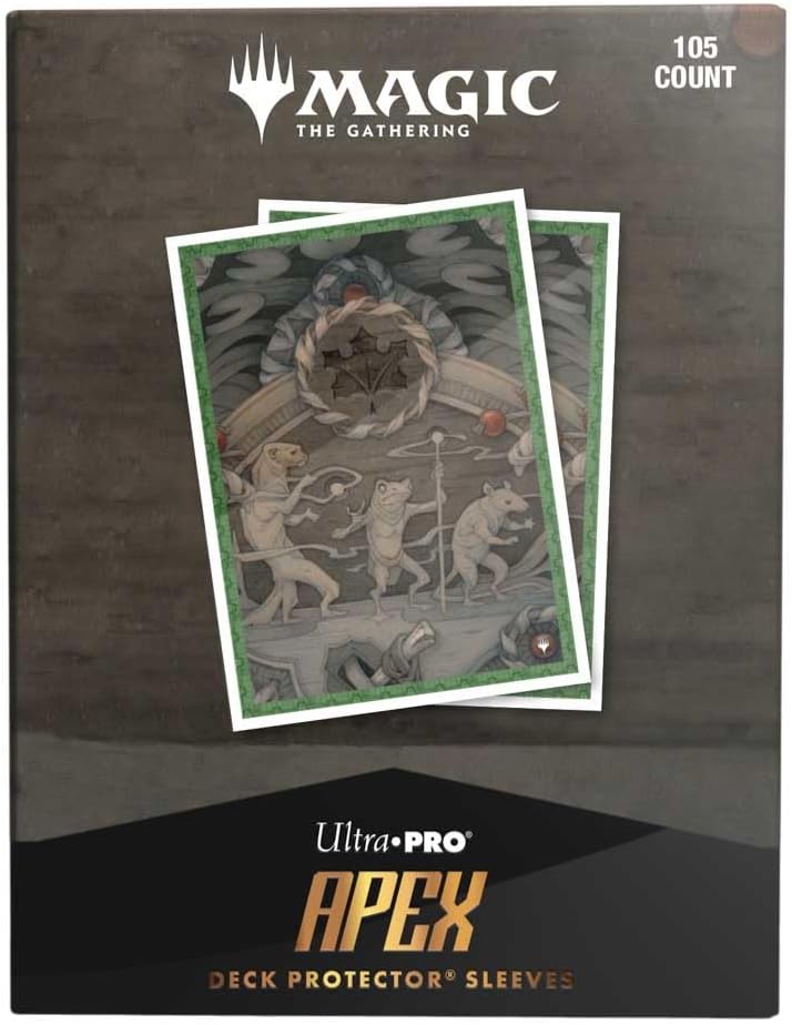 Amazon.com: Ultra PRO APEX Deck Protector Sleeves 105ct for Magic: The Gathering Bloomburrow ...