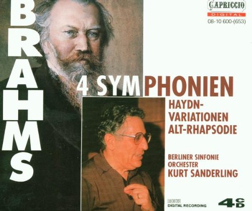 Brahms, Johannes, Kurt Sanderling, Berlin Symphony Orchestra, Sinfonie ...