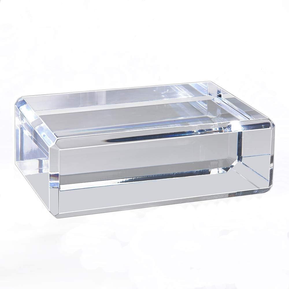 Amazon.com: Mirart Clear Acrylic Beveled Cube (6" x 4" x 2") : Home ...