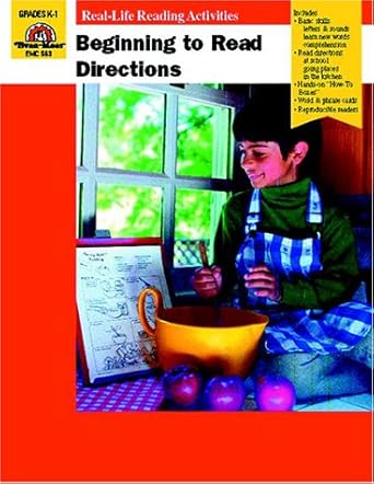 Beginning to Read Directions Grades K-1 (Real-Life Reading Activities ...