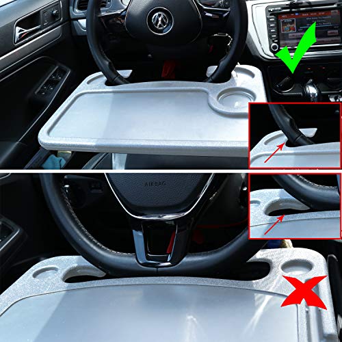Snapklik.com : JUSTTOP Car Steering Wheel Desk, Travel Car Accessories ...