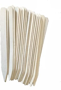 Amazon.com: 20 Wooden Plant Stakes, Plant Markers, Garden Tags, Plant ...