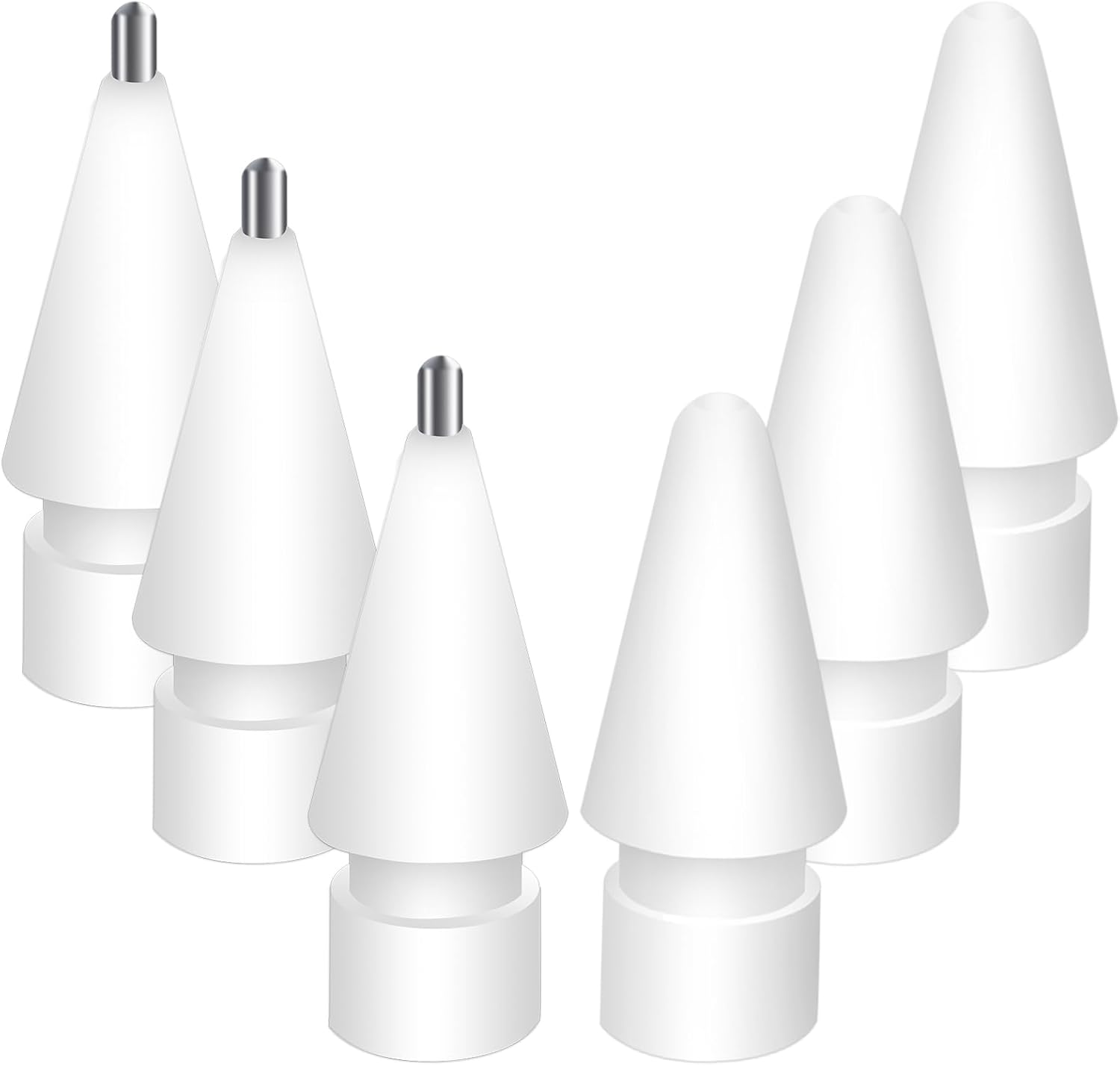 Amazon.com: WONLEED 6 Pack Premium Tips for Apple Pencil 2nd 1st ...