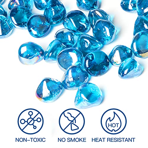 APROMISE Verre à feu pour foyer – Verre diamant de 2,5 cm | Verre de ...