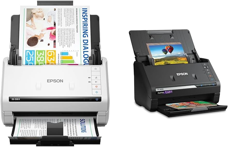 Amazon.com: Epson DS-530 II Color Duplex Document Scanner for PC and ...