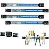Amazon.com: 4 pieces 12 inches Magnetic Tool Bar black metal tool organizer for Garage&Workshop ...