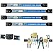 Amazon.com: 4 pieces 12 inches Magnetic Tool Bar black metal tool organizer for Garage&Workshop ...