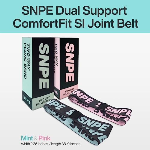 Buy SNPE Dual Support ComfortFit SI Joint Belt : superior stability and targeted support for ...