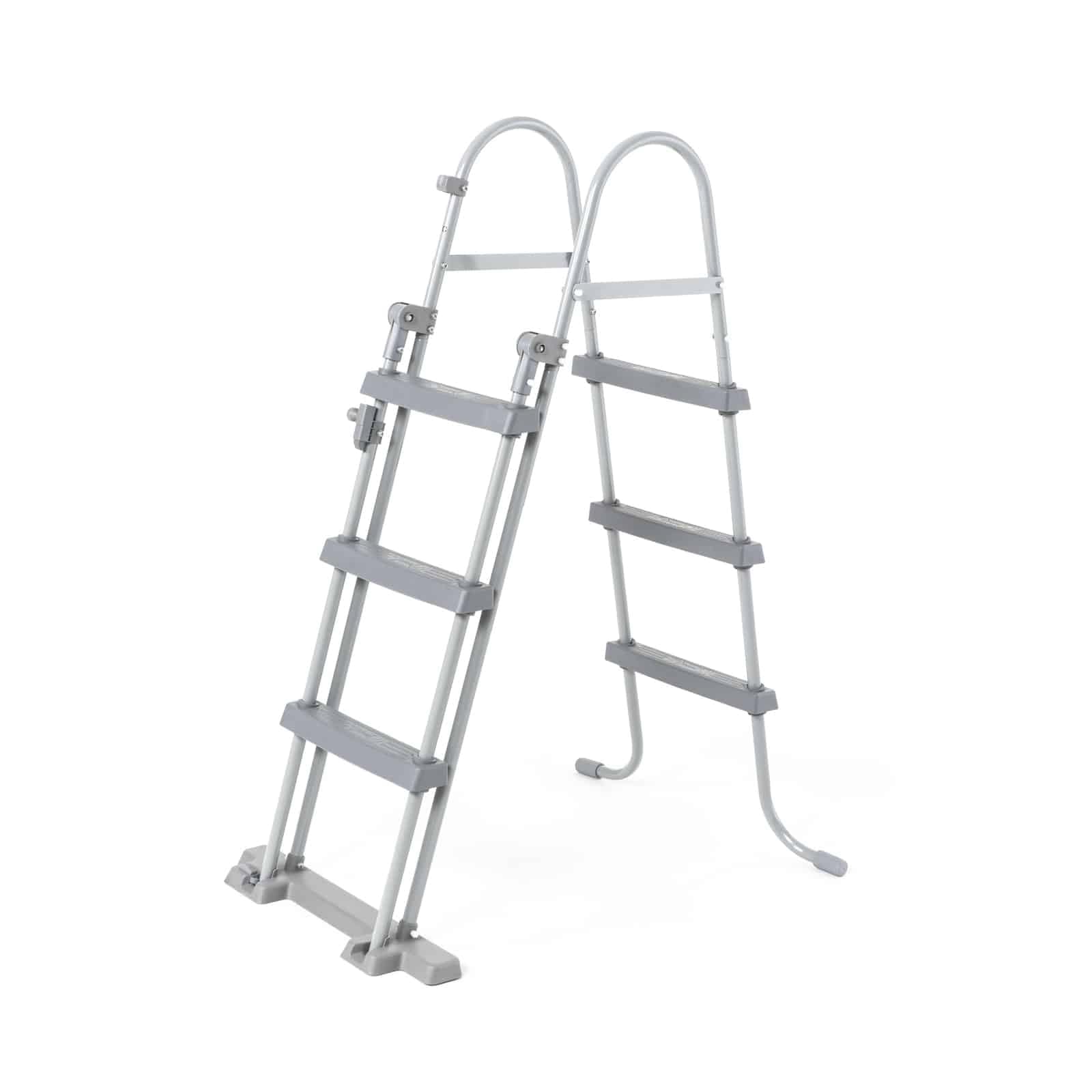 Bestway BW58330-21 Flowclear, Metal Above Ground Pool Ladder, 42 ...