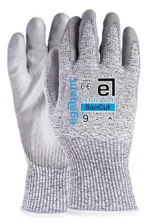 EgeBant 131744-1 Pair of Work Gloves for Men and Women Cut Resistant Protective Gloves Against ...