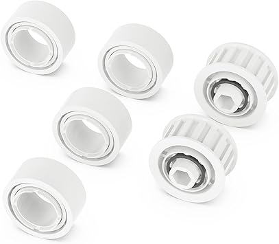 Amazon.com: Pool Cleaner Replacement Parts, 4 Pack Guide Wheels and 2 ...