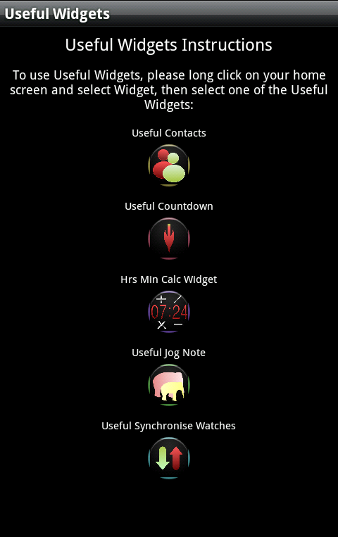 Useful Widgets - App on Amazon Appstore