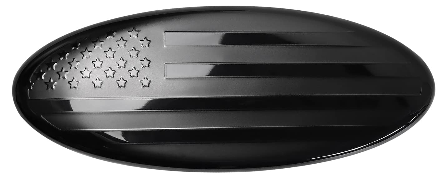 Buy American Black Emblem Front Grill for Ford, Rear Tailgate Emblem ...