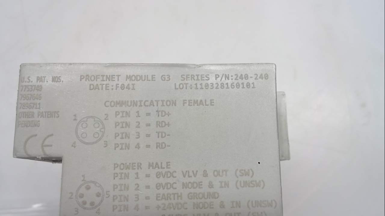 Amazon.com: Numatics 240-240, módulo Profinet G3, 240-240 : Industrial y Científico
