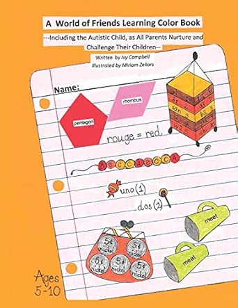 A World of Friends Learning Color Book: Including the Autistic Child ...