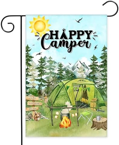 Amazon.com : Hafhue Weekend Forecast Camping with a Chance Cute Garden ...
