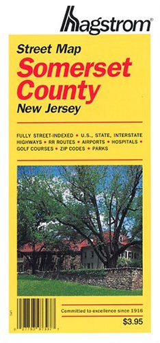 New Jersey Somerset County Pocket Map: Hagstrom Map Company ...