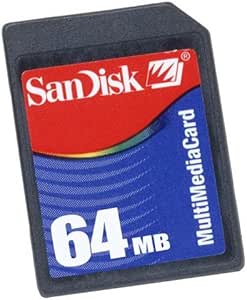 Amazon.com: SanDisk MultiMediaCard de 64 MB - MMC : Electrónica