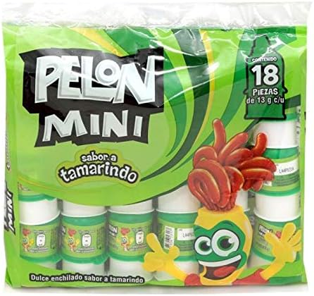 PELON MINI. SABOR TAMARINDO, 18 PIEZAS DE 13 GRAMOS CADA UNO : Amazon ...