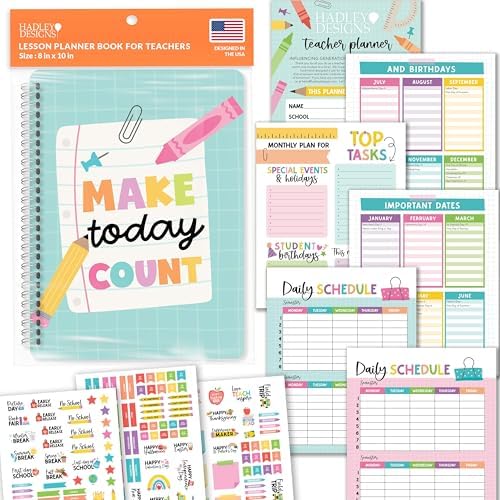 Amazon.com : Teacher Planner 2025-2026 – Undated Lesson Planner Book ...