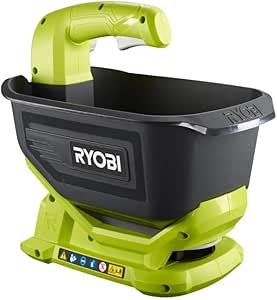 Amazon.com: Ryobi OSS1800 Salt Spreader Semi Battery 18V ONE+ 2.5-3.5m ...
