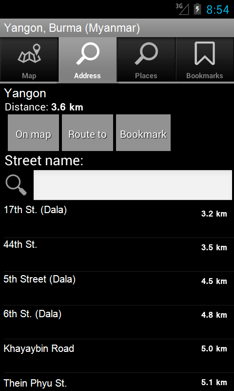 Yangon, Burma (Myanmar) Offline Map: Mad Map:Amazon.de:Appstore for Android