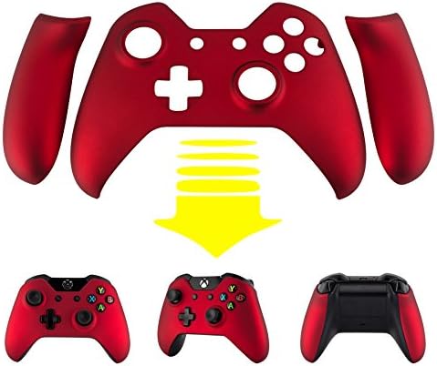 eXtremeRate Red Soft Touch Front Housing Shell Faceplate Replacement ...