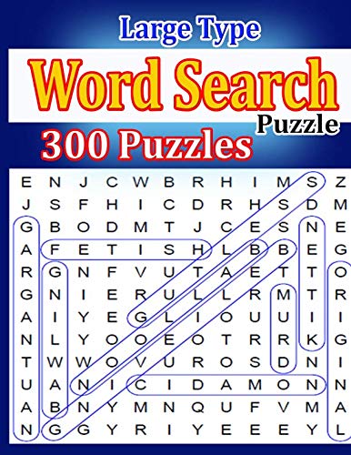 Large Type Word Search Puzzle: 300 Puzzles | Amazon.com.br
