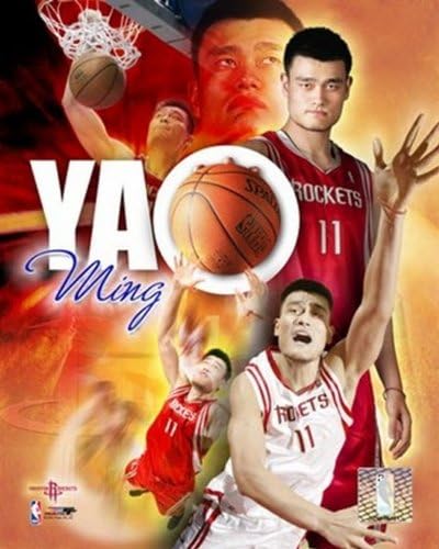 Amazon.com: Yao Ming - Portrait Plus '05 - Licensed Photo by PhotoFile ...