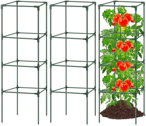 Amazon.com : Gardener's Supply Company Titan Tall Tomato Cages I Set of ...