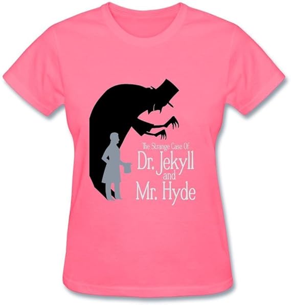 SWWM Women's Dr Jekyll and Mr Hyde Stevenson Short Sleeve Cotton T ...
