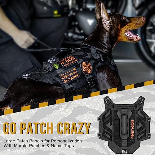 Snapklik.com : OneTigris X-Armor Tactical Dog Harness MOLLE Vest