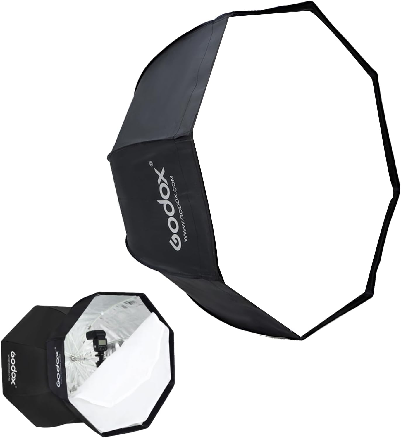 Amazon.com: GODOX Paraguas Softbox – Reflector octágono portátil de 32 ...