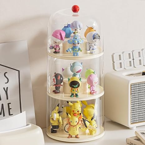 Amazon.com: Rotating Display Case - 360° Clear Acrylic Display Case ...