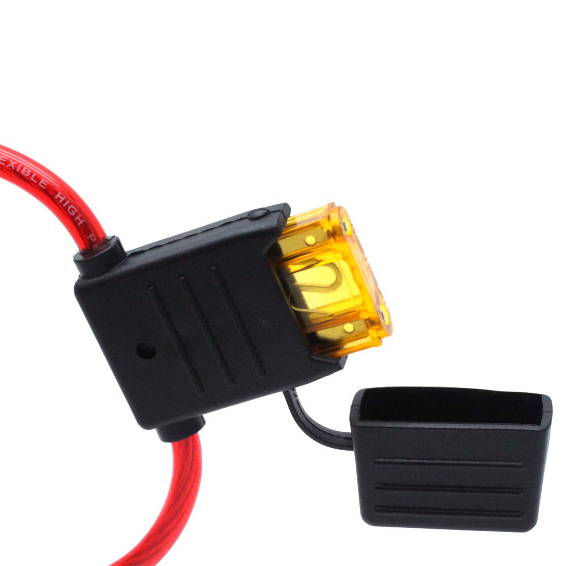 Snapklik.com : AUTUT 2 Pcs Automotive In-line Blade Fuse Holder For ...