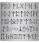 GORGECRAFT Metal Gothic Font Lettering Stencil Stainless Steel Old ...