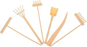 Amazon.com: HAPINARY 6Pcs Zen Garden Tools Zen Sand Rakes for ...